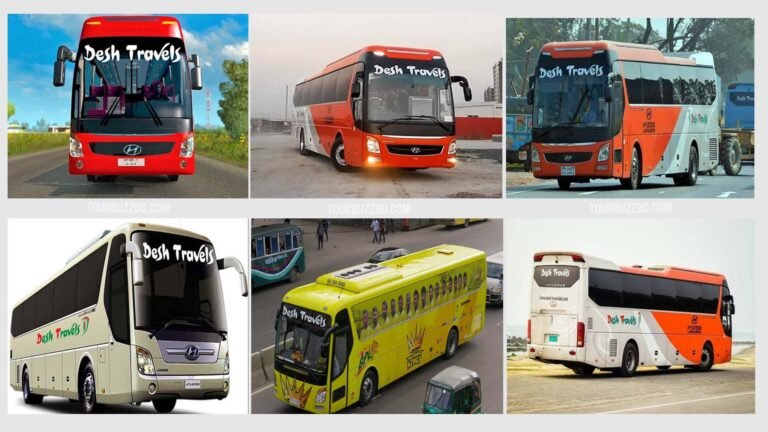 Desh Travels Bus Service - Tour Buzz BD