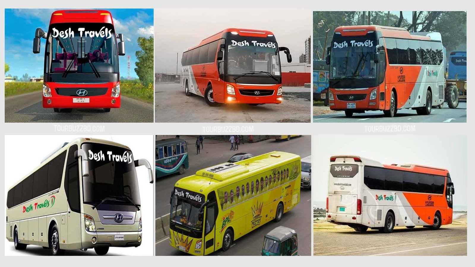 Desh Travels Bus Service - Tour Buzz BD