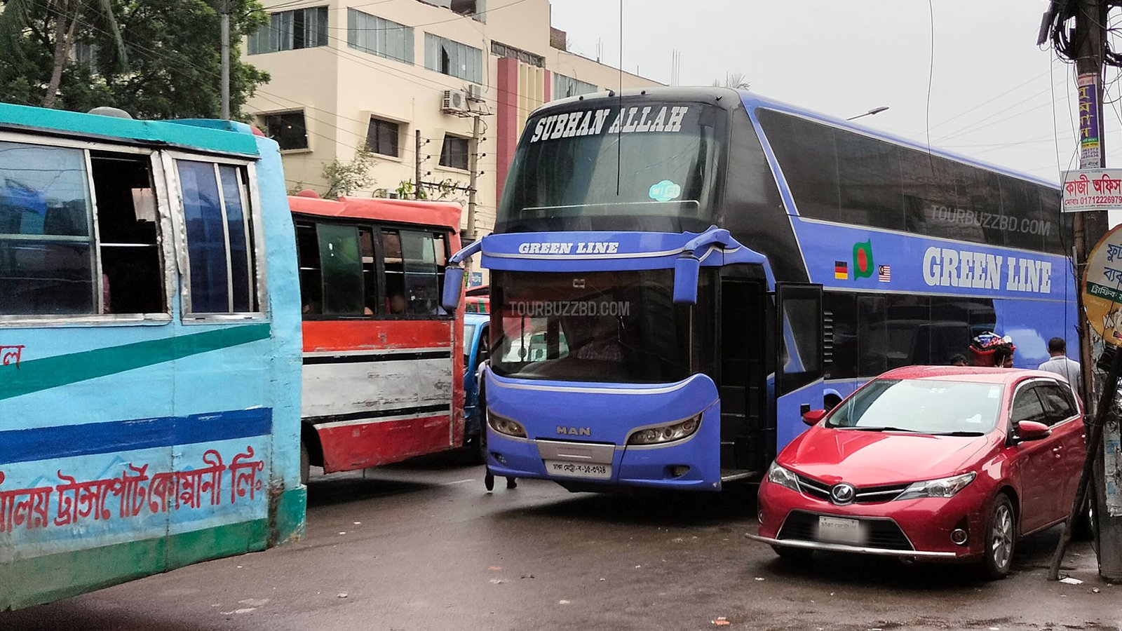 Greenline Bus Service - Tour Buzz BD