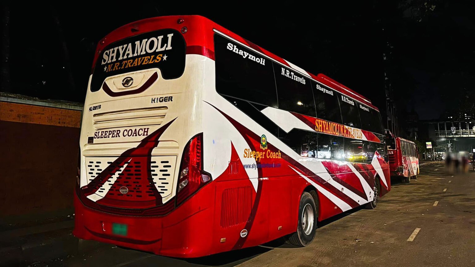 Shyamoli N.R. Travels Bus - Tour Buzz BD
